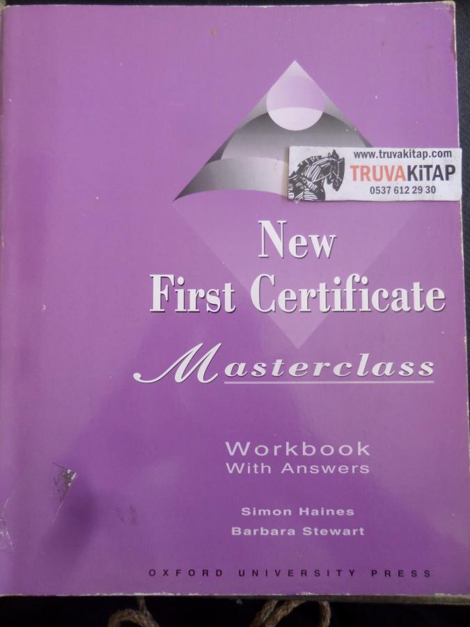 New First Certificate Masterclass Workbook Simon Haines
