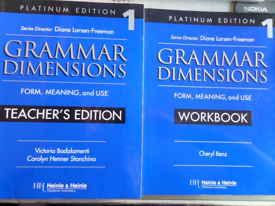 Grammar Dimensions 1 Teacher's Edition + Workbook Victoria Badalamenti
